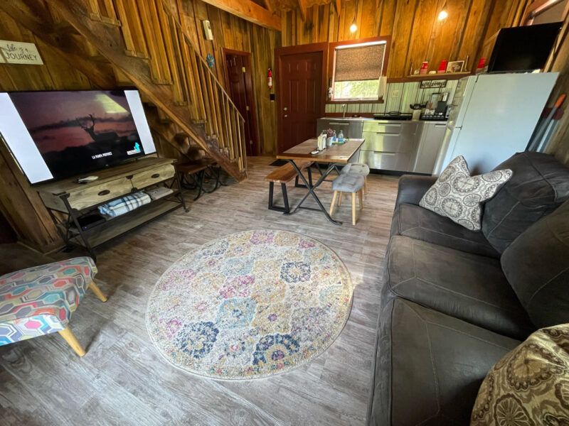 Riverfront Cabin #1 – Hidden Springs RV Resort